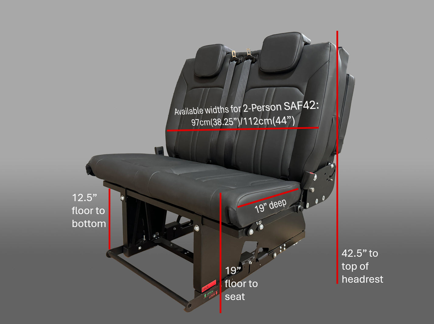 SafeTrack SAF42 Seat Bed – VanEquipped USA